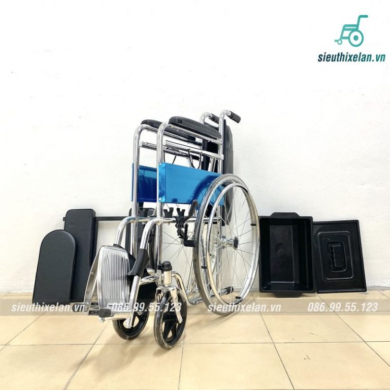 Xe Lăn Lucass X8 - Xe Lăn Có Bô Vệ Sinh Cho Người Già